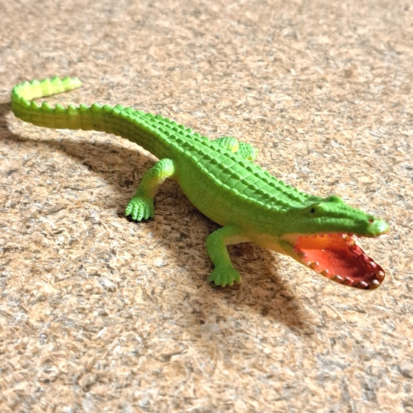 Toys | Pvc Figure Alligator Plastic Animal 55 Long Reptile Gator Zoo ...